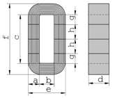 Metglas® AMCC Series Cut Cores [U-U, Multi-cut, 3-Leg & Blocks ...